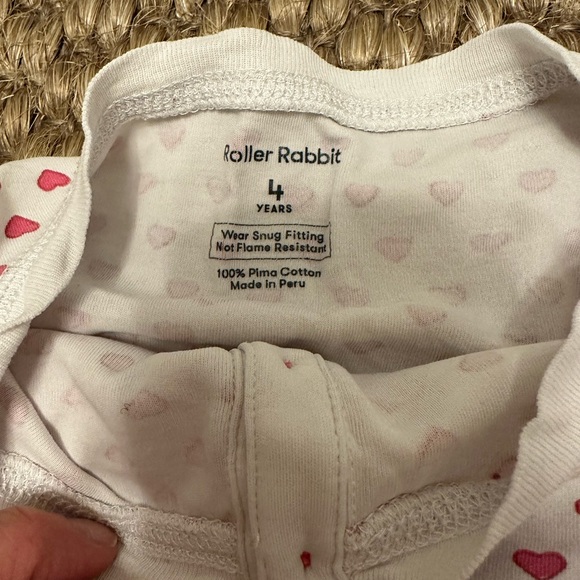 Roberta Roller Rabbit | Pajamas | Roller Rabbit Girls Heart Pjs Size 4 ...